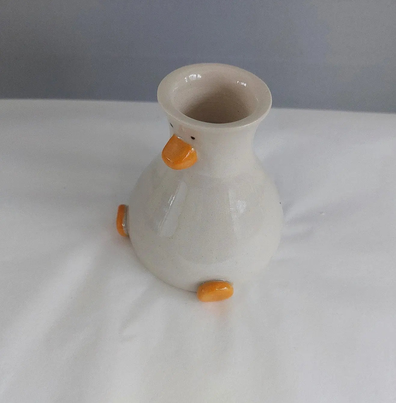 Round Boy - Handmade Ceramic Duck Vase Gift Home Decor Cute Meme Etsy ...